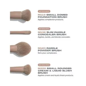 MORPHE Iced Mocha 4-piece Face Brush Set