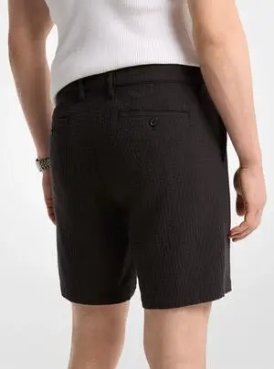 Michael Kors Cotton Waffle Shorts