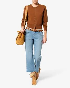 Isabel Marant Étoile Ombela Kick Flare Jeans - Light Blue