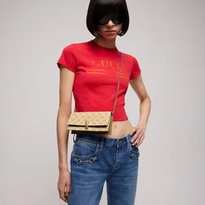 Gucci Dionysus Wallet On Chain Gg Canvas