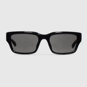Gucci Rectangular-frame Sunglasses - Black