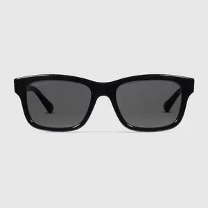 Gucci Rectangular-frame Sunglasses - Black