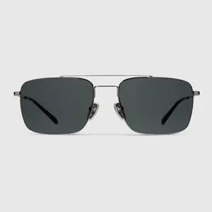 Gucci Specialized-fit Navigator Sunglasses - Black