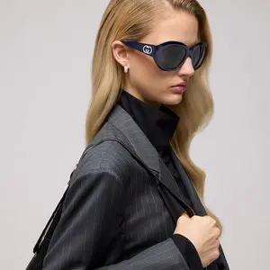Gucci Geometric-frame Sunglasses
