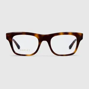 Gucci Rectangular Optical Frame - Brown