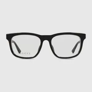 Gucci Rectangular Optical Frame - Black