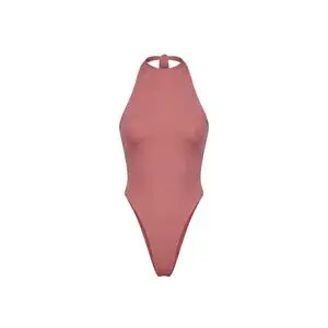 KHELA THE LABEL Don't Stare Bodysuit In Mocha - Pink