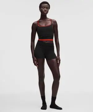 Lululemon Groove Foldover Mid-rise Short 4 - Black