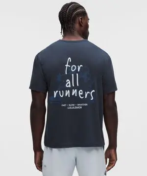 Lululemon Mile Maker Mesh Short-sleeve Shirt - True Navy