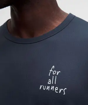 Lululemon Mile Maker Mesh Short-sleeve Shirt - True Navy