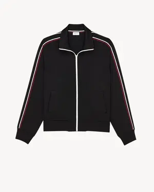 Saint Laurent Cassandre Track Jacket In Jersey