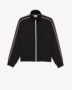 Saint Laurent Cassandre Track Jacket In Jersey