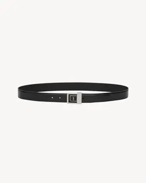Saint Laurent La 66 Belt In Smooth Leather