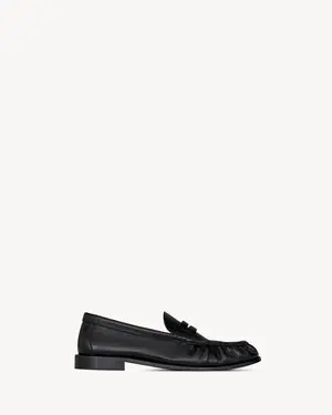 Saint Laurent Le Loafer Supple In Smooth Leather - Black