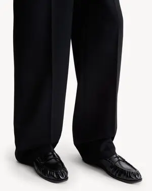 Saint Laurent Le Loafer Supple In Smooth Leather - Black
