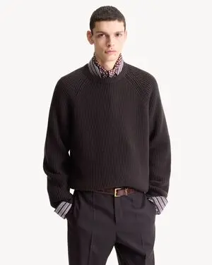 Saint Laurent Rib-knit Cashmere Sweater