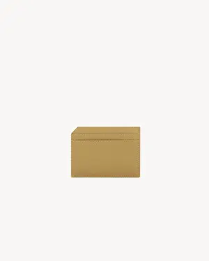 Saint Laurent Paris Open Card Case In Smooth Leather