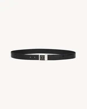 Saint Laurent La 66 Belt In Eel