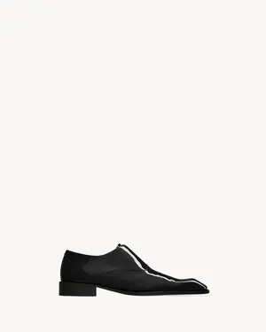 Saint Laurent Milton Slip-on Oxfords In Patent Leather - Black