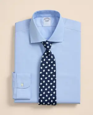 Brooks Brothers Cotton Non-iron Oxford Spread Collar Dress Shirt - Hydrangea