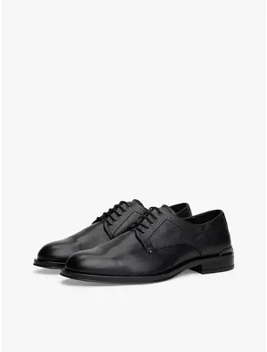 Tommy Hilfiger Paneled Leather Derby Shoe