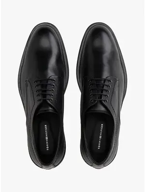 Tommy Hilfiger Paneled Leather Derby Shoe