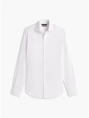 Tommy Hilfiger Regular Fit Thflex Chevron Dress Shirt 14.5/32