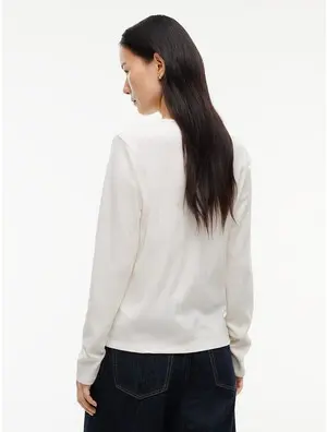 Tommy Hilfiger Pointelle Knit Cardigan - Ivory Silk