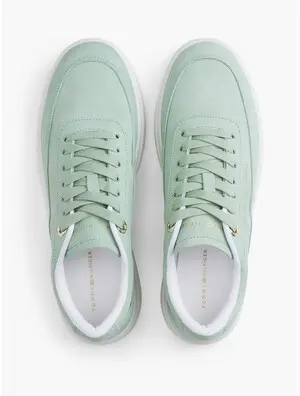 Tommy Hilfiger Nubuck Leather Court Sneaker