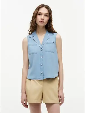 Tommy Hilfiger Sleeveless Shirt - Chambray