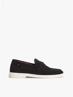 Tommy Hilfiger Flexible Suede Loafer - Navy