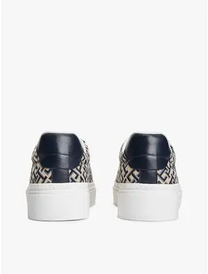 Tommy Hilfiger Monogram Jacquard Platform Sneakers