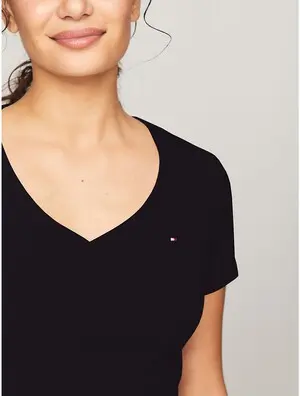 Tommy Hilfiger V-neck Cotton T-shirt
