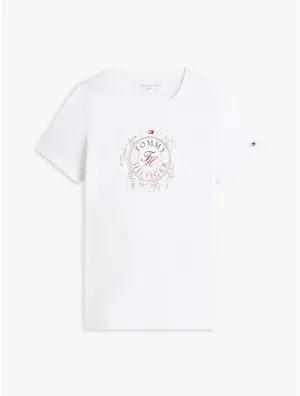 Tommy Hilfiger Foiled Laurel Leaf Logo T-shirt