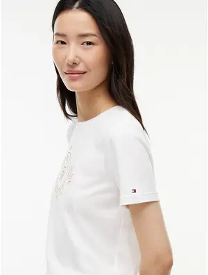 Tommy Hilfiger Foiled Laurel Leaf Logo T-shirt