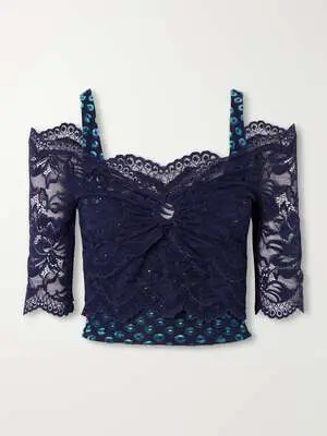 Rabanne Devoré Lace Blouse