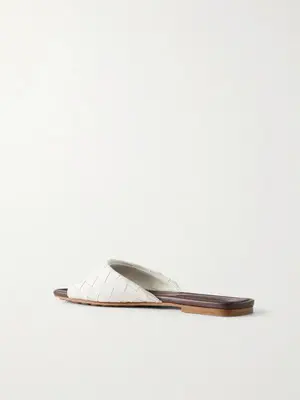 Bottega Veneta Livia Woven Leather Sandals