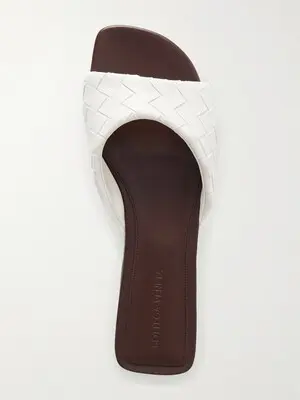Bottega Veneta Livia Woven Leather Sandals