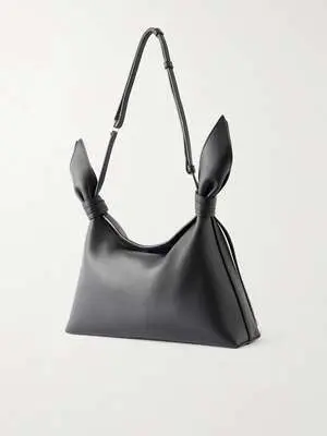 Loewe Scarf Medium Knot-detailed Leather Shoulder Bag