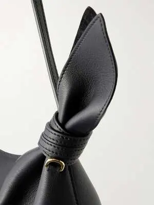 Loewe Scarf Medium Knot-detailed Leather Shoulder Bag