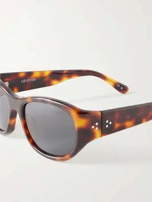 Lié Studio Lee Oval-frame Acetate Sunglasses