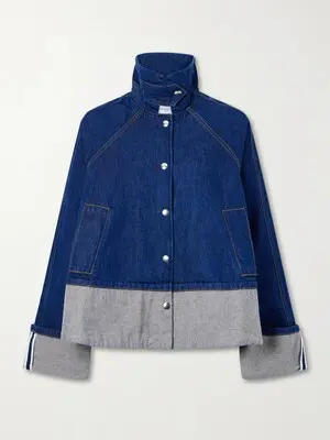 Brandon Maxwell The Wells Denim Jacket - Blue