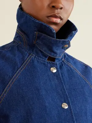 Brandon Maxwell The Wells Denim Jacket - Blue
