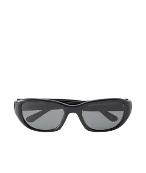 Lié Studio Matteo D-frame Acetate Sunglasses - Black