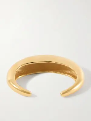 SIMUERO 18-karat -plated Cubic Zirconia Bangle