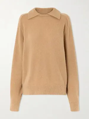 Khaite Jackson Wool And Cashmere-blend Sweater - Neutrals