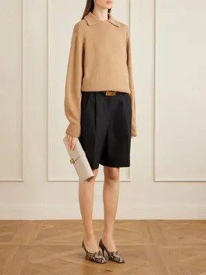 Khaite Jackson Wool And Cashmere-blend Sweater - Neutrals
