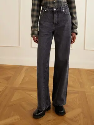 Our Legacy Treble Cut High-rise Wide-leg Jeans