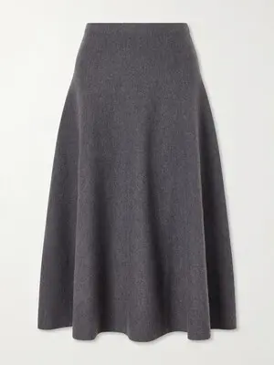 BRANDON MAXWELL Brandon Maxwell Miller Wool Midi Skirt