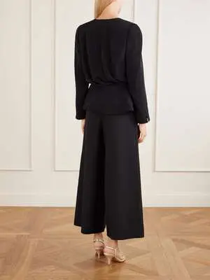 Chloé Gathered Faille Blouse